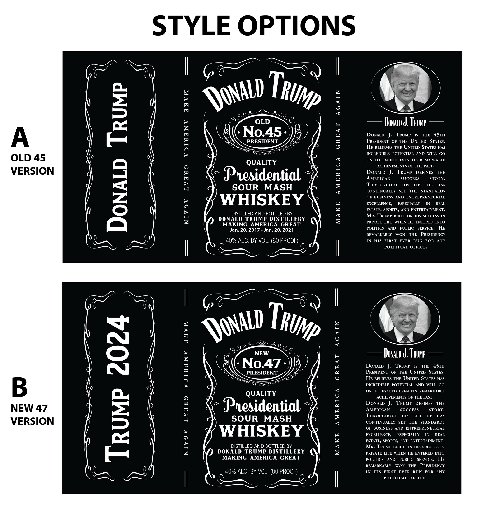 Donald Trump Presidential Label – Creabels: Personalized Labels