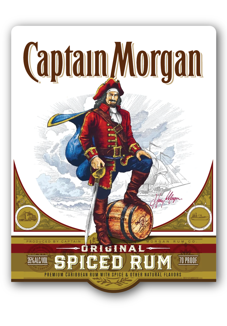 Personalized Label to fit Captain Morgan (NEW ITEM) – Creabels ...