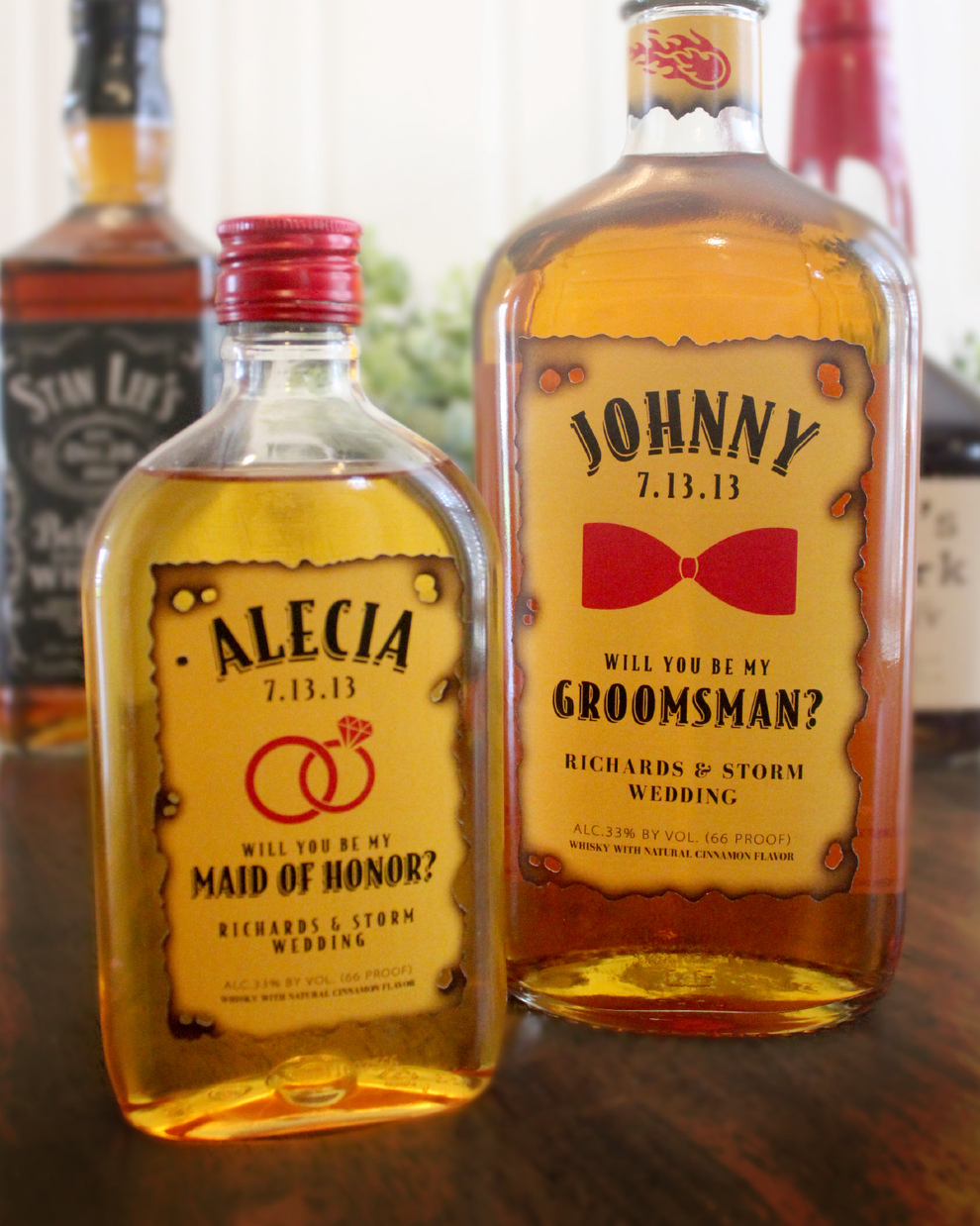 Personalized Label to fit Fireball Bottles – Creabels: Personalized Labels